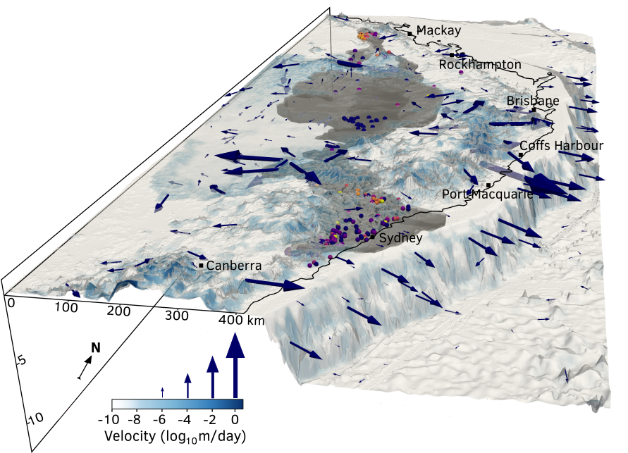 Bayesian inversion of 3D groundwater flow within the Sydney-Gunnedah ...